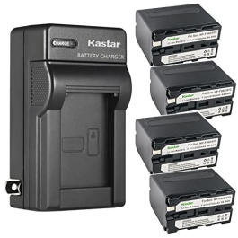 Kastar 4-Pack Battery and AC Wall Charger Replacement for Sony CCD ...