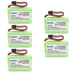 Kastar 5-Pack AAAX3 3.6V MSM 1000mAh Ni-MH Rechargeable Battery for ...