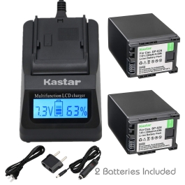 Kastar Ultra Fast Charger + Battery for Canon BP-828 BP-820 VIXIA GX10 ...