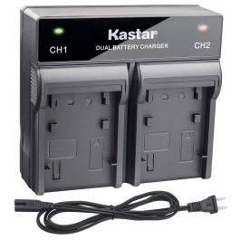 Kastar Dual Rapid Charger for Sony NP-F980 Pro NP-F960 and Sony CCD ...